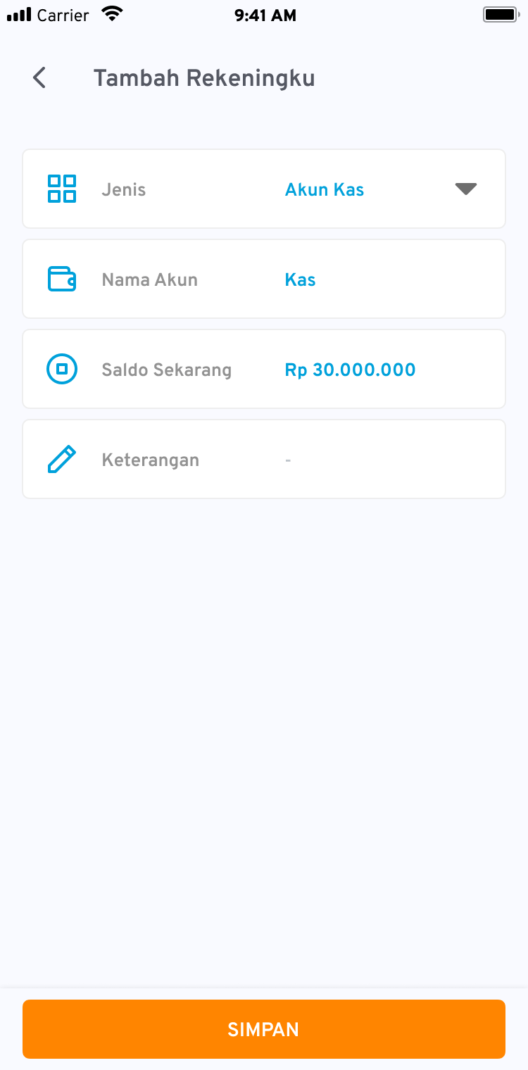 Cara Menambahkan Akun Rekening – Help Finansialku